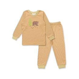 Sense Organics Pyjama "Long John" in Orange - 49% | Gr&ouml;&szlig;e 110/116 | Kinder-waesche