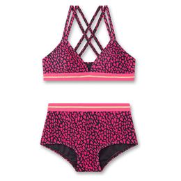 Sanetta Kidswear Bikini in Schwarz/ Pink - 52% | Gr&ouml;&szlig;e 176 | Kinder-bademode