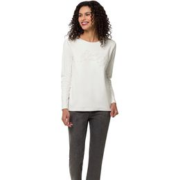 Heine Sweatshirt in Wei&szlig; - 65% | Gr&ouml;&szlig;e 36 | Damen-sweatshirts-jacken