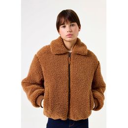 Garcia Teddyjacke in Hellbraun - 50% | Gr&ouml;&szlig;e 128/134 | Kinderjacken