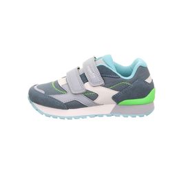 Superfit Leder-Sneakers "Dash" in Dunkelblau/ Hellblau/ Wei&szlig; - 48% | Gr&ouml;&szlig;e 31 | Kindersneakers