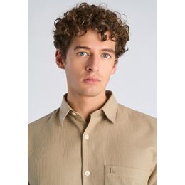 Flanellhemd LINDBERGH "Freizeithemd Regular Fit", Herren, Gr. XXL, Normalgr&ouml;&szlig;en, sand, Obermaterial: 70% Baumwolle, 30% Polyester, Hemden