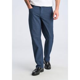 5-Pocket-Hose LINDBERGH "5-Pocket Hosen Relaxed Loose Fit", Herren, Gr. 30, L&auml;nge 32, navy, Obermaterial: 98% Baumwolle, 2% Elasthan, relaxed fit, Hosen 5-Pocket-Hose