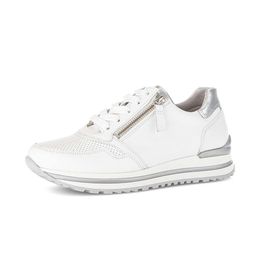 Gabor Damen Sneaker "Sneaker low", Gr. 40,5wei&szlig;, Schuhe