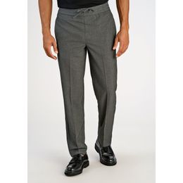 Stoffhose LINDBERGH "Freizeithose Relaxed Fit", Herren, Gr. XS, grau mix, Obermaterial: 65% Polyester, 31% Viskose, 4% Elasthan, relaxed fit, Hosen Stoffhose