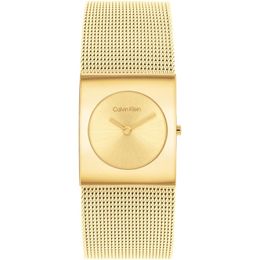 Calvin Klein Damen Quarzuhr &raquo;CK PULSE 26 mm&laquo; Armbanduhr, Damenuhr, analog, Edelstahlarmband gold