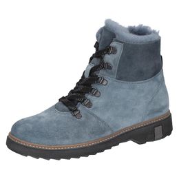 Waldl&auml;ufer Waldl&auml;ufer Damen Winterboots &raquo;HITOMI&laquo; mit Lammfell, H-Weite blau 7 (40,5)