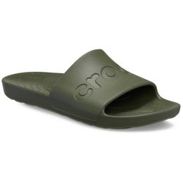 Crocs Damen Pantolette &raquo; Slide&laquo; , Badeschuh, Schlappen, Strandschuh mit bequemem Fu&szlig;bett gr&uuml;n 48