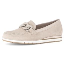 Gabor Damen &raquo;FLORENZ&laquo; , Keilabsatz, Schlupfschuh, Komfortschuh, Schuhweite G (=weit) beige 44