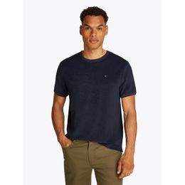 Tommy Hilfiger Herren T-Shirt &raquo;TERRY TOWELLING TEE&laquo; aus Frottee Samt blau M