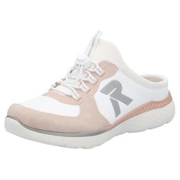 Rieker Sport Damen RIEKER Sport Clog , Sabot, Schlupfschuh, Sommerschuh, Hausschuh in schmaler Form rosa 42