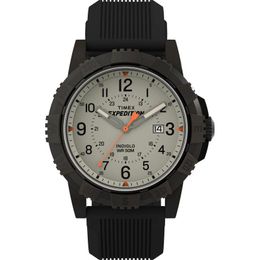 Timex Herren Quarzuhr &raquo;RIDGE&laquo; Armbanduhr, Herrenuhr,Silikonarmband,Datum, Leuchtzeiger schwarz
