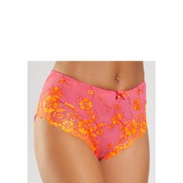 Lascana Damen Lascana &raquo;Wanda&laquo; in abdeckender Schnittform und Stickerei Spitze pink 48/50