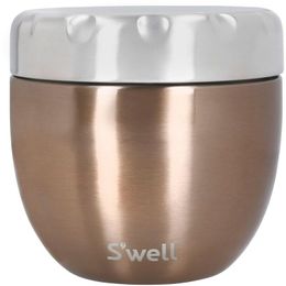 S'well Thermosch&uuml;ssel &raquo;S&rsquo;well Pink Topaz Eats 2-in-1 Food Bowl&laquo; 2 Stk. aus Edelstahl Therma- -Technologie mit dreischichtiger Au&szlig;enschale rosa Edelstahl