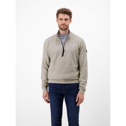 Lerros Herren Lerros Sweatshirt &raquo;Unifarbener Sweattroyer f&uuml;r Herren&laquo; wei&szlig; M