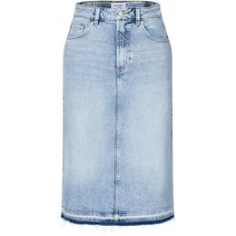 JOOP! Joop Jeans Damen Jeansrock &raquo;Romy&laquo; mit Fransensaum blau XS