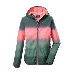 Killtec M&auml;dchen Funktionsjacke &raquo;KOS 155 GRLS JCKT&laquo; Leichte, wetterfeste M&auml;dchenjacke mit All-Over-Print 128