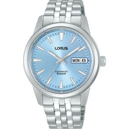 Lorus Damen Lorus Automatikuhr Armbanduhr, Damenuhr, Mechanische Uhr, Edelstahlarmband, analog, Tag silber