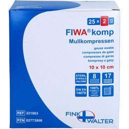 Fink & Walter Mullkompressen 10x10 cm steril 8fach 25X2 St