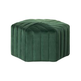 Beliani Pouf MURIETTA in Gr&uuml;n - (W) 53 x (H) 29 x (L) 48 cm | Gr.: onesize