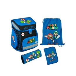 Scooli EasyFit - Schulranzen Set 5tlg. (Monster High) in Super Mario | Gr.: onesize