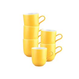 Seltmann Weiden 6er Set Henkelbecher Liberty Pure Colors 400 ml in Yellow Glow | Gr.: onesize