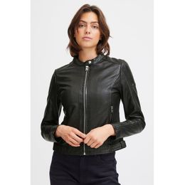 oxmo Lederjacke OXDenise in Schwarz | Gr.: 40