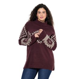 Ulla Popken Pullover in pflaume | Gr.: 54-56