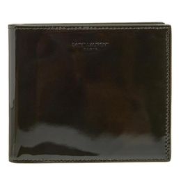 SAINT LAURENT Portemonnaie - East West Wallet - Gr. unisize - in Gr&uuml;n - f&uuml;r Damen