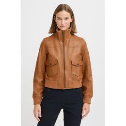 oxmo Lederjacke OXDenny in Braun | Gr.: 40