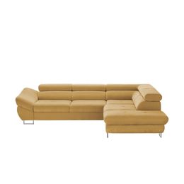 switch Ecksofa Fabio &brvbar; gelb &brvbar; Ma&szlig;e (cm): B: 280 H: 69 T: 235.0 &raquo; H&ouml;ffner
