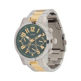 Guess Analog Watch 'Parker' male Gold, Silver size One Size