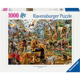 Puzzle Ravensburger "Chaos in der Galerie", bunt, Puzzles, KinderB:70cm H:50cm, Pappe, Made in Germany, B:70cm H:50cm