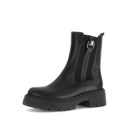Chelseaboots Gabor "Chelsea Boot", Damen, Gr. 35,5, schwarz, Schuhe Chelseaboots