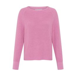 Marc O'Polo Strickpullover MARC O'POLO, Damen, Gr. M, mellow rose, Strick, Obermaterial: 100% Baumwolle, Rundhals, B&uuml;ndchen, Pullover Strickpullover