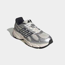 Sneaker adidas Sportswear "TECHNOCHAOS 2000", Damen, Gr. 39, chalk wei&szlig;, silber metallic, core schwarz, Synthetik, Textil, Schuhe Sneaker, inspiriert vom Design des adistar control