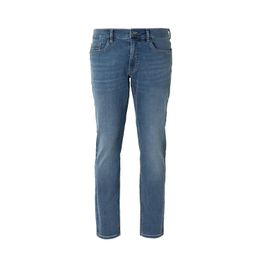 5-Pocket-Jeans HERO by John Medoox "Portland Denim Slim Straight Stretch Jeans", Herren, Gr. 33, L&auml;nge 34, mid blau used, Denim/Jeans, 99% Baumwolle, 1% Elasthan, casual, straight fit, Jeans 5-Pocket-Jeans, Straight Fit Casual Clean Wash Denim Jeans f&uuml;r Herren