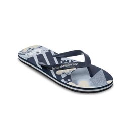 Sandale Quiksilver "Molokai Art", Herren, Gr. 12(45), schwarz 6, Obermaterial:Obermaterial: 100% Synthetik, Futter: 100% Synthetik, Laufsohle: 100% Schwammgummi;, Schuhe Sandale
