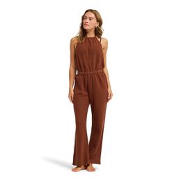 Overall Roxy "Luna Feeling", Damen, Gr. L, US-Gr&ouml;&szlig;en, cappuccino, Obermaterial: 50% Walkfrottier, 50% Microfaser;, Overalls Overall