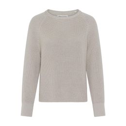 Marc O'Polo Strickpullover MARC O'POLO, Damen, Gr. L, linen beige, Strick, Obermaterial: 100% Baumwolle, Rundhals, B&uuml;ndchen, Pullover Strickpullover