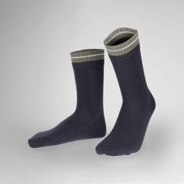 Socken Hudson "Socke Smart", Herren, Gr. 39-42, blau (denim blau 0551), Obermaterial: 35% Polyacryl PAN. 33% Wolle WO. 22% Polyamid PA. 10% Elasthan EL., Socken Socken
