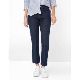 Brax Damen Five-Pocket-Hose Style MAY S NAVY, denim dunkelblau, Gr. 34