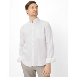Brax Herren Hemd Style DANIEL white, wei&szlig;, Gr. L