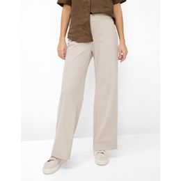 Brax Damen Palazzohose Style MAINE SOFT GREIGE, hellbraun, Gr. 36K