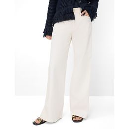 Brax Damen Five-Pocket-Hose Style MORGAN SOFT ECRU, denim offwhite, Gr. 42K