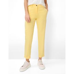 Brax Damen Chino Style MARON S BUTTERCUP, hellgelb, Gr. 36