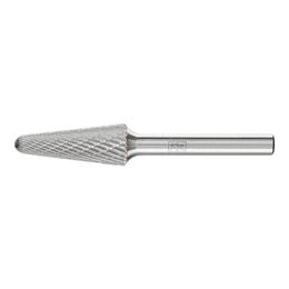 Pferd TOOLS Hartmetall Fr&auml;sstift Rundkegel KEL &Oslash; 12x30mm Schaft-&Oslash; 6 mm Z3P universal mittel kreuzverzahnt (21125226)