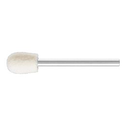Pferd TOOLS mittelharte Filzpolierstifte Tropfenform &Oslash; 8x12 mm Schaft-&Oslash; 3 mm (44100276)