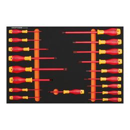 Kraftwerk VDE Einlage mit Schraubendreher TX/ Innensechskant 18-tlg. (105.110.002)