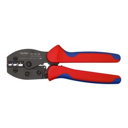 Knipex 97 52 36 PreciForce Crimpzange f&uuml;r isolierte und unisolierte Aderendh&uuml;lsen br&uuml;niert mit Ratschenmechanismus L220mm)